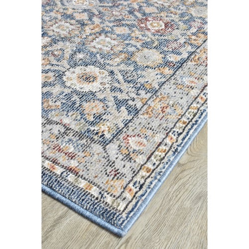 RugDestination Dark Blue Arsalan Power-Loomed Runner | Temple & Webster