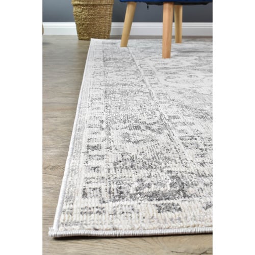 RugDestination Grey Caiden Power-Loomed Rug | Temple & Webster