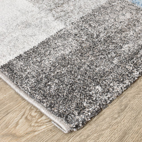 Harper Azure Contemporary Rug | Temple & Webster