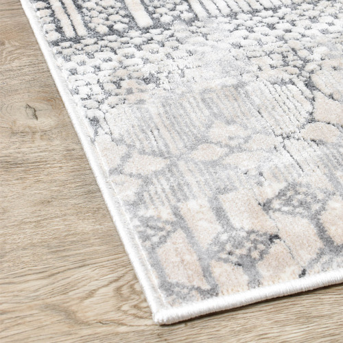 Grey Lochlan Power-Loomed Rug | Temple & Webster