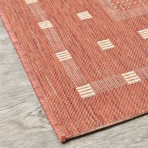 RugDestination Terracotta Lodur Indoor/Outdoor Rug | Temple & Webster
