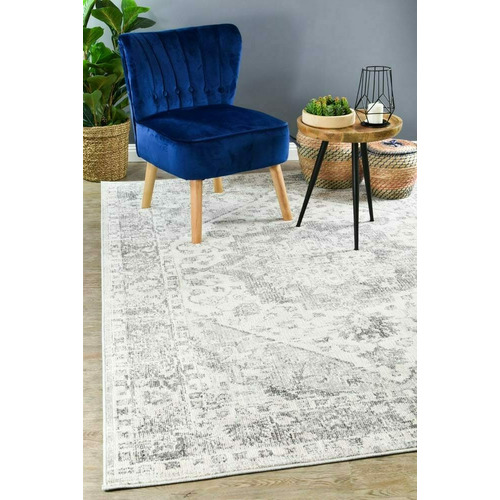 RugDestination Grey Caiden Power-Loomed Rug | Temple & Webster