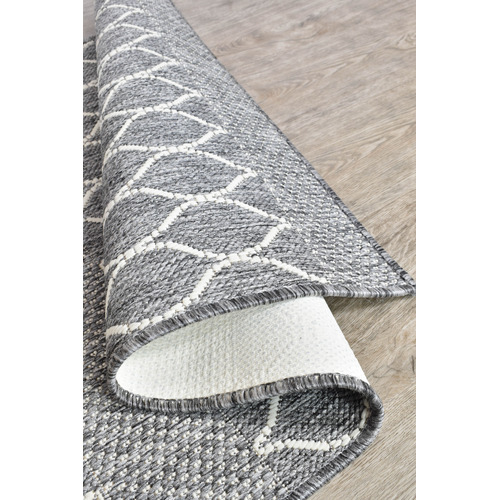 Grey Eula Indoor/Outdoor Runner | Temple & Webster