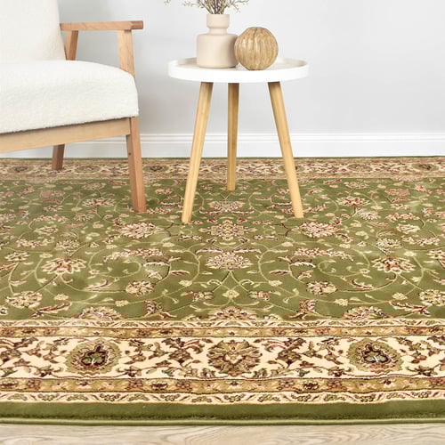 RugDestination Green Eris Power-Loomed Rug | Temple & Webster