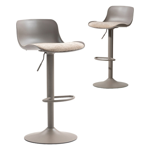 ModishHabitat Henley Adjustable Swivel Bar Stools | Temple & Webster