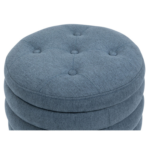 ShirleyLaneFurniture Torres Linen Storage Ottoman | Temple & Webster