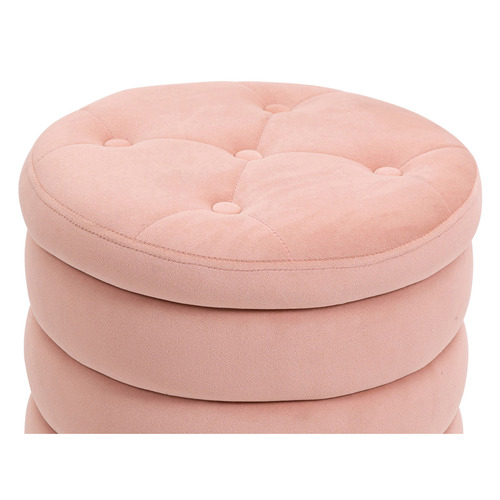 ShirleyLaneFurniture Dahlia Velvet Storage Ottoman | Temple & Webster