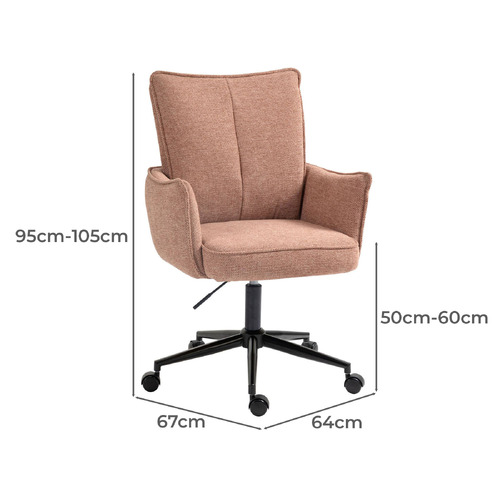 ShirleyLaneFurniture Theo Chenille Office Chair | Temple & Webster
