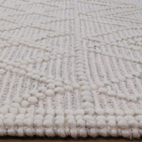 Grey Perla II Wool Rug | Temple & Webster