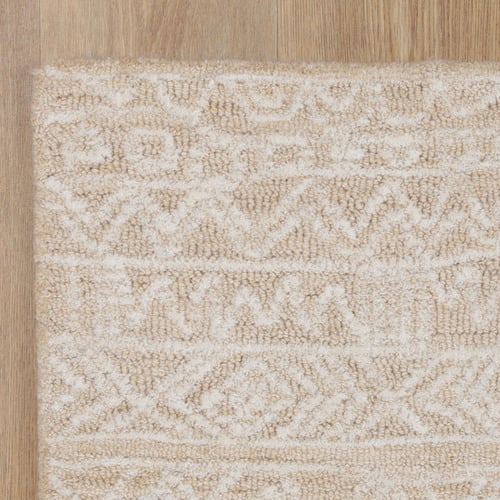 SanctuaryRugs Beige Posy Inca Wool & Cotton Rug | Temple & Webster