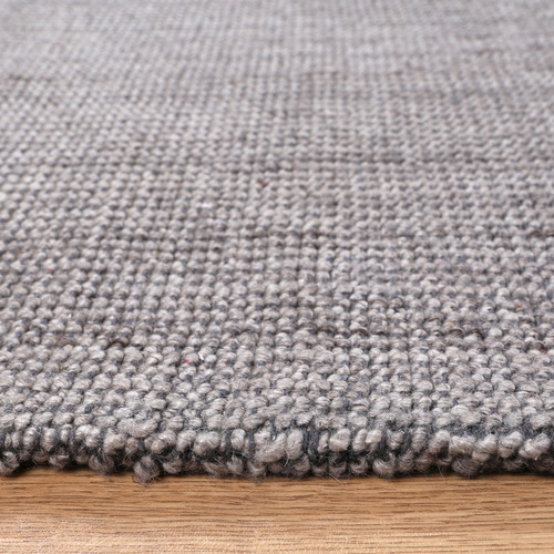 Grey Pebble Wool-Blend Rug | Temple & Webster