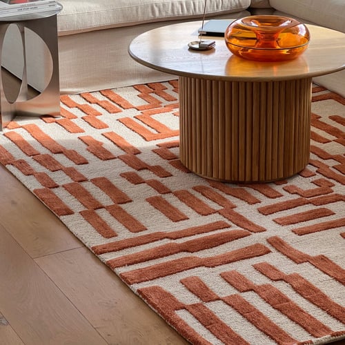 Maze Fabien Hand-Tufted Wool Rug | Temple & Webster