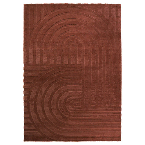 SanctuaryRugs Rust Lilly Power-Loomed Rug | Temple & Webster
