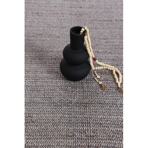 Grey Pebble Wool-Blend Rug | Temple & Webster