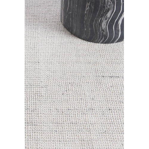 SanctuaryRugs Platinum Pebble Wool-Blend Rug | Temple & Webster