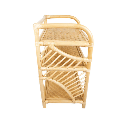 Kayla Bay by Temple & Webster Rara Natural Rattan Bedside Table