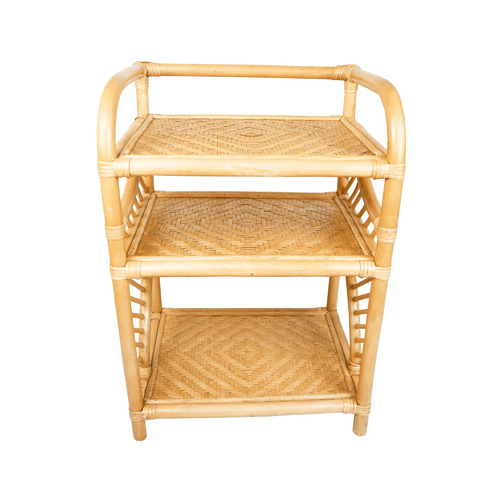 Kayla Bay by Temple & Webster Rara Natural Rattan Bedside Table