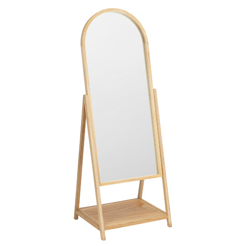 Kayla Bay by Temple & Webster Odie Easel Wooden Mirror