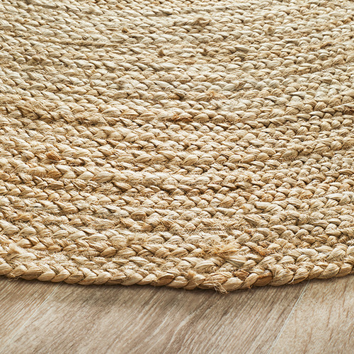 Kayla Bay by Temple & Webster Natural Jute Round Rug