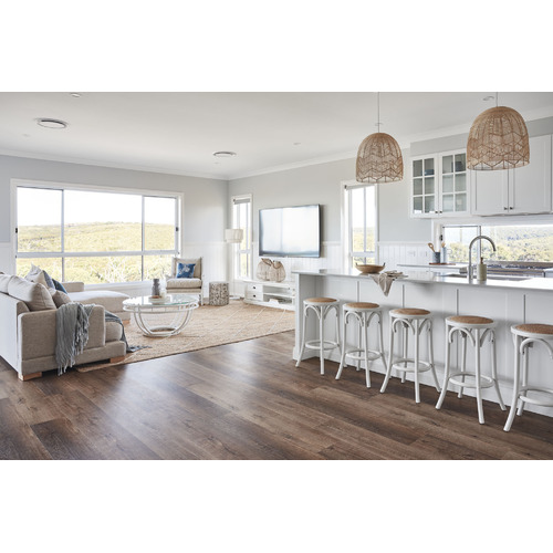 Kayla Bay by Temple & Webster 65cm Premium Luca Beech Wood & Rattan ...