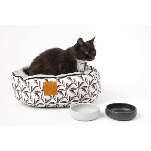Mog&Bone Shadow Quartz Reversible Cat Bed | Temple & Webster