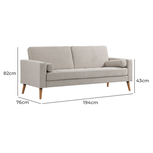 Wyatt 3 Seater Sofa | Temple & Webster