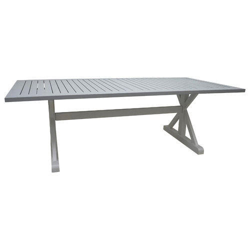 Chesapeake Rectangular Aluminium Outdoor Dining Table | Temple & Webster