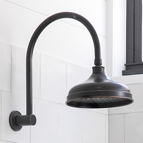 PhoenixTapware Nostalgia Vintage 200mm Shower Head & Arm | Temple & Webster