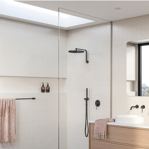 Vivid Slimline 310mm Round Shower Arm | Temple & Webster