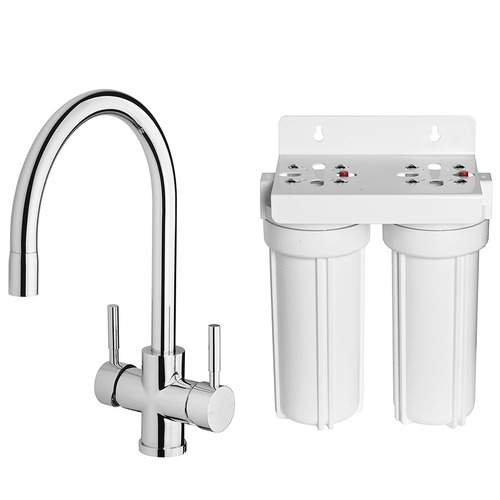 Vivid Chrome Sink Mixer with Filter | Temple & Webster