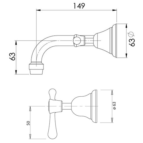 Rhapsody Bath Wall Tap Set | Temple & Webster