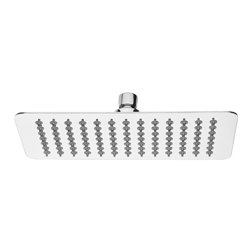 Vivid Slimline 250mm Rectangular Shower Head | Temple & Webster
