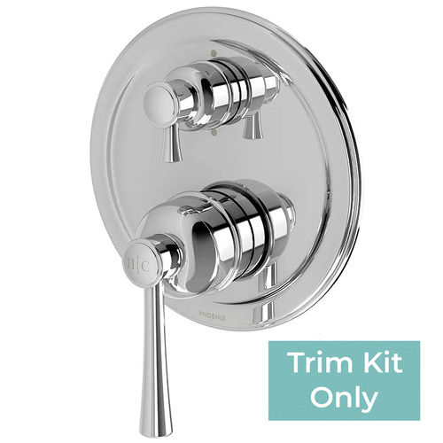 PhoenixTapware Cromford Shower/Bath Wall Mixer with Diverter Trim Kit ...