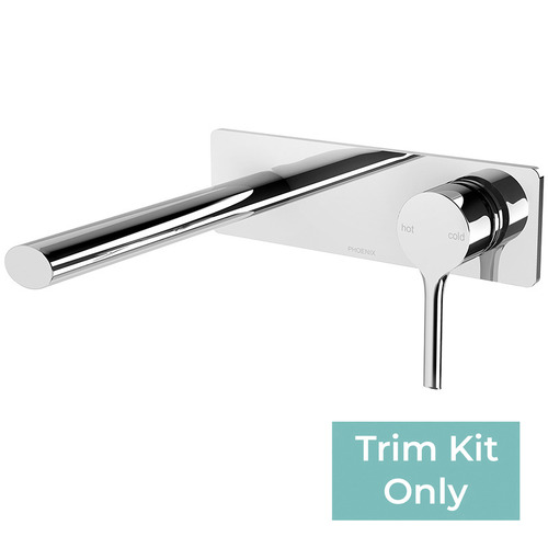 Vivid Slimline Oval Bath/Basin Wall Mixer Set Trim Kit Only | Temple ...