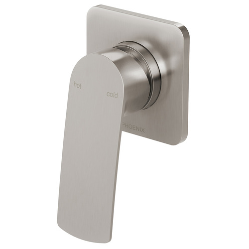 Mekko Square Shower/Bath Wall Mixer | Temple & Webster