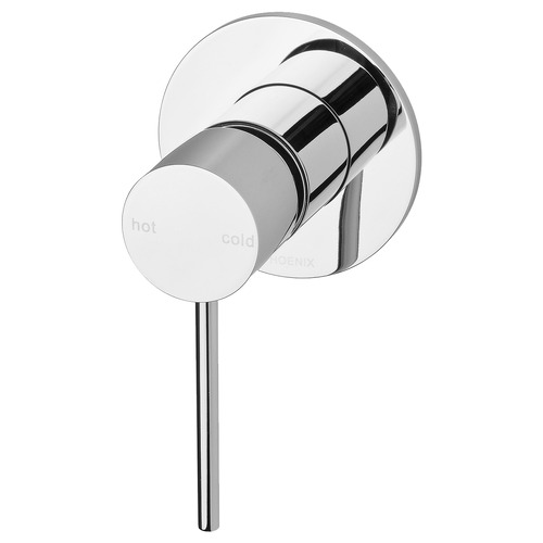 Vivid Slimline Pin Lever Shower/Bath Wall Mixer | Temple & Webster