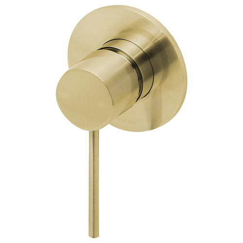 Vivid Slimline Pin Lever Shower/Bath Wall Mixer | Temple & Webster
