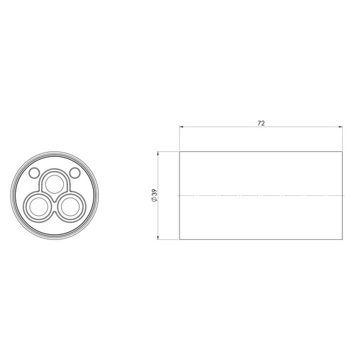 Vivid Slimline SS 25mm Stainless Steel Wall Mixer Body Extension ...