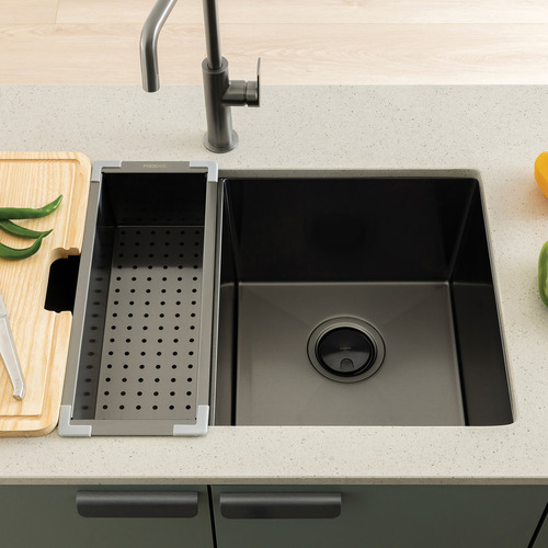 PhoenixTapware Series 430mm Stainless Steel Kitchen Sink Colander ...