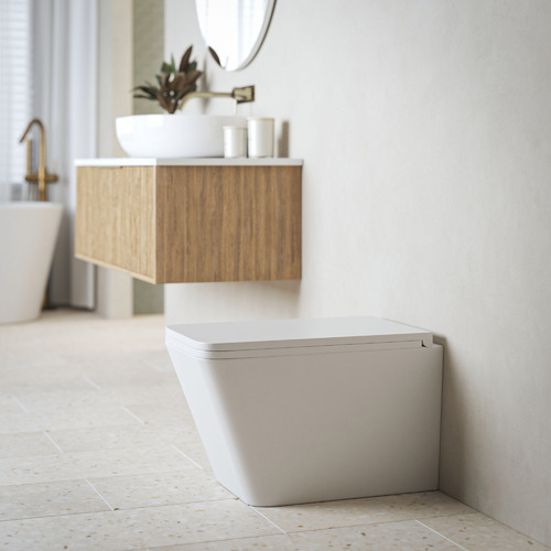 Enox Rimless Wall Faced Toilet Pan | Temple & Webster