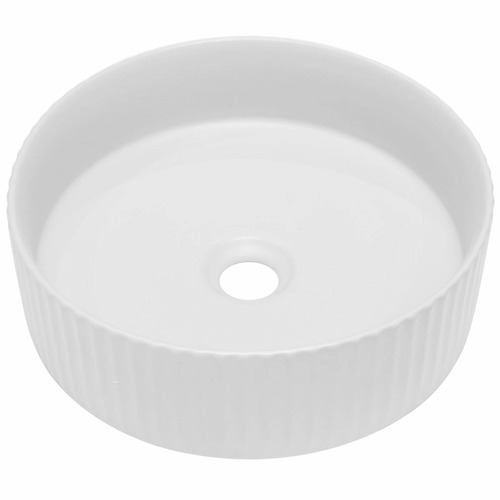 Nueva Bathware Ciri 360mm White Round Ceramic Basin | Temple & Webster