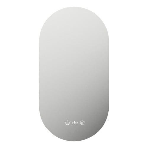 Nueva Bathware Ozias 500mm Oval LED Bathroom Mirror | Temple & Webster