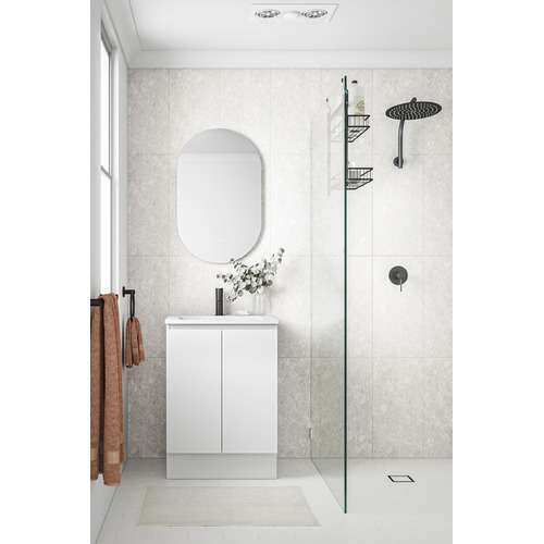 Mirabelle 600mm Freestanding Vanity with Single Integrated Basin ...