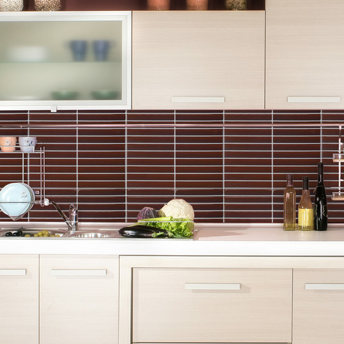 StickonTilesAustralia Deep Red Kit Kat Stick on Tile (10 Pack) | Temple ...