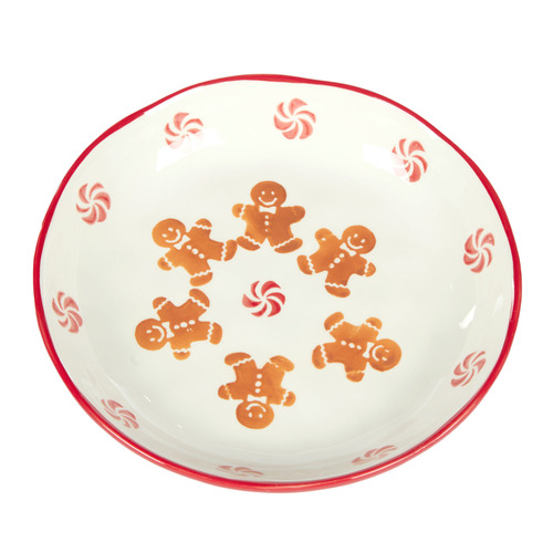 Gingerbread 20cm Ceramic Deep Plate | Temple & Webster