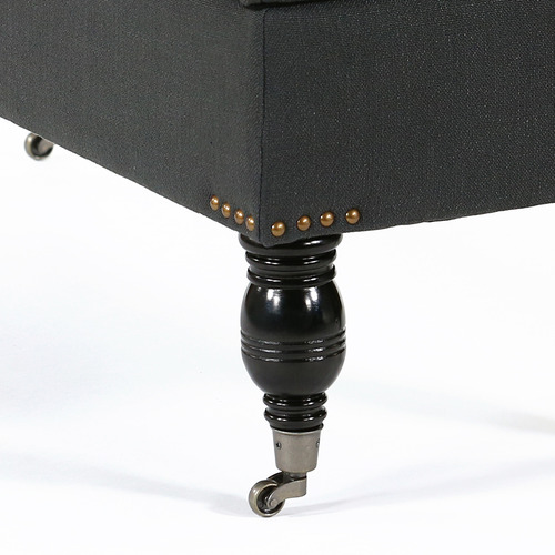 SandStoneSea Charcoal Ruby Storage Dressing Bench | Temple & Webster