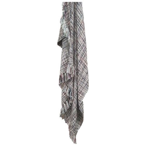 SandStoneSea Fringed Oslo Acrylic Throw | Temple & Webster