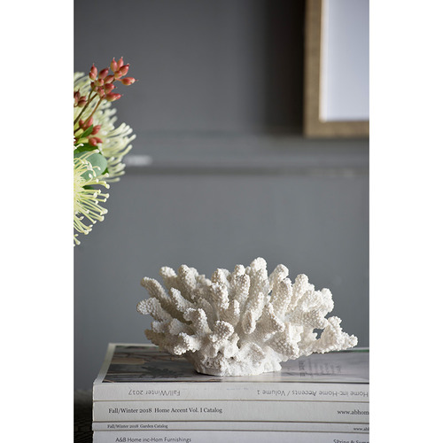 SandStoneSea Small Faux Coral Table Accent | Temple & Webster