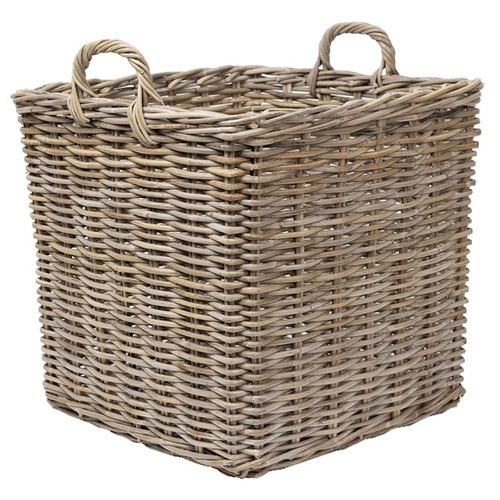SandStoneSea Westminster Cane Square Storage Basket | Temple & Webster
