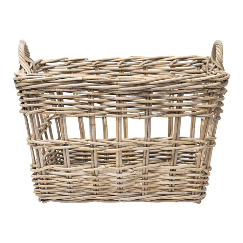 SandStoneSea Montpelier Open Weave Rattan Basket | Temple & Webster